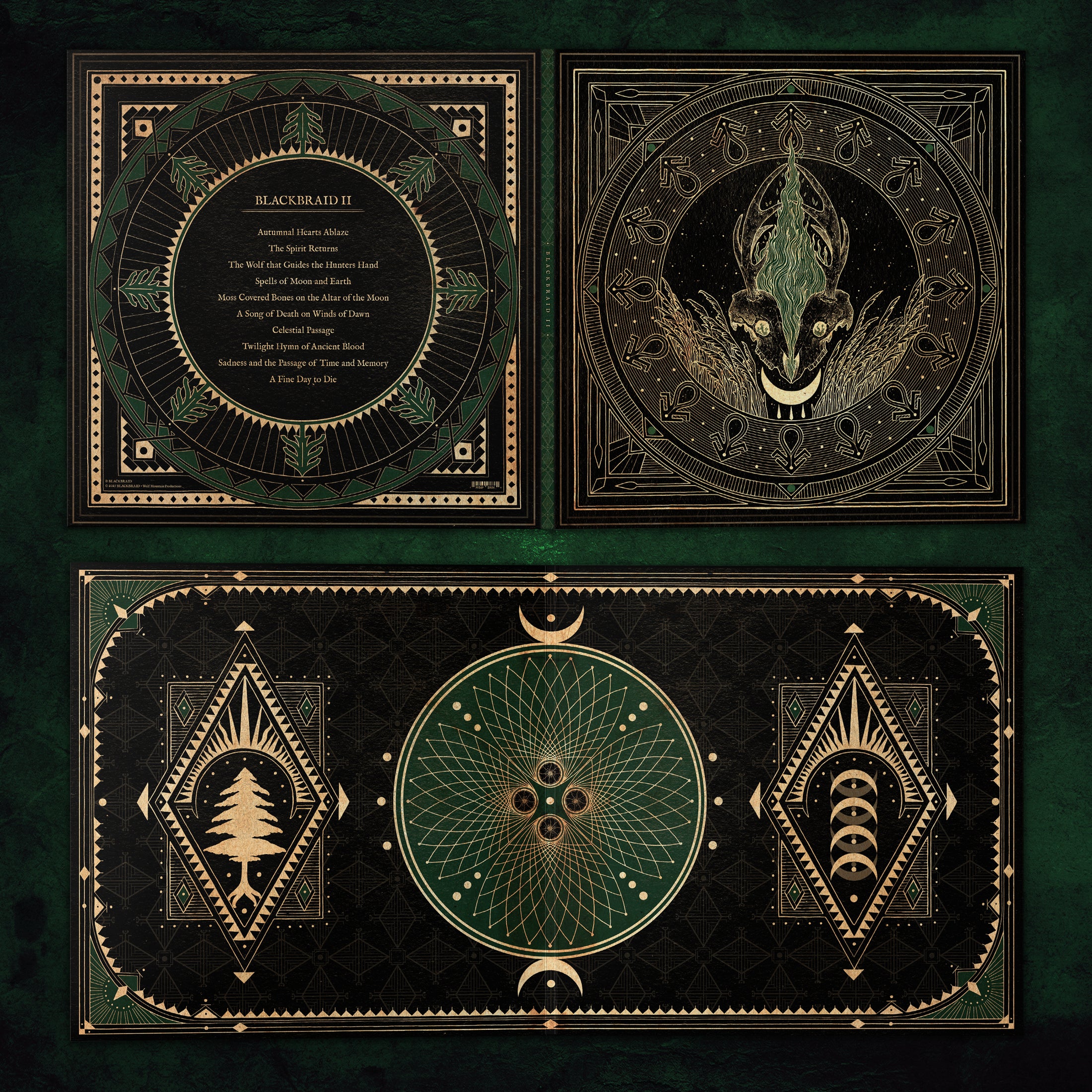 Blackbraid II: Deluxe Gatefold Vinyl, “MOSS” Edition – Blackbraid US